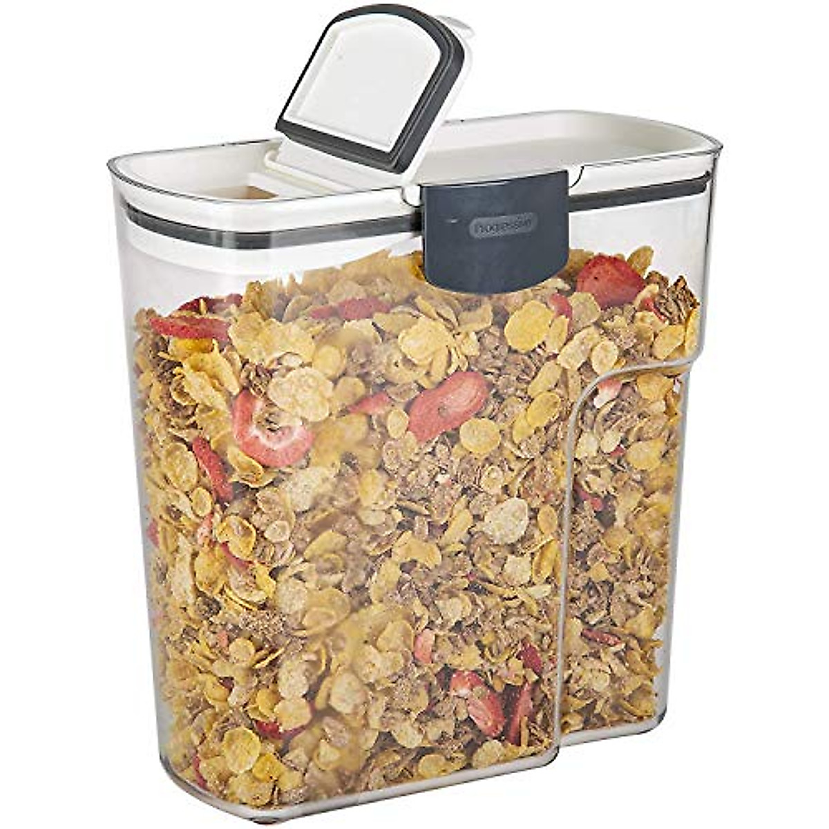 PrepWorks Progressive 4.5-Quart Plastic Cereal Keeper Container, Clear (2 Pack)