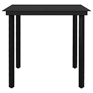 WHOPBXGAD 3 Piece Patio Dining Set Lawn Furniture,Patio Furniture Sets,Patio furnitureSui for patios, Gardens, lawns, Balconies, Poolside,Brown