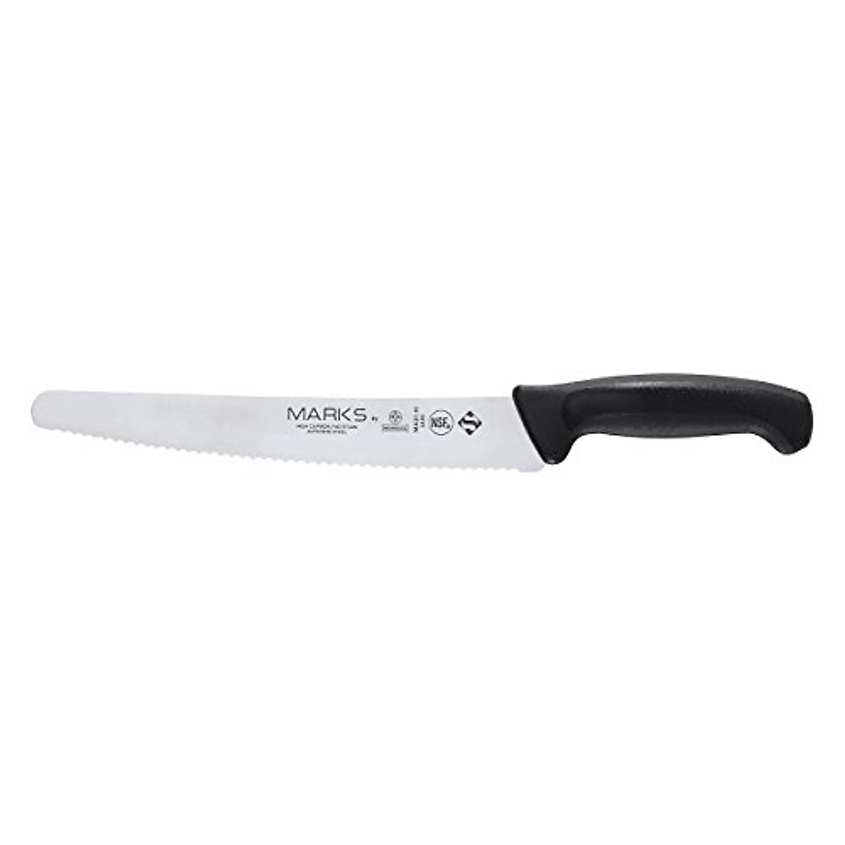 Mundial Marks by Mundial MA21-10 Bread Knife, Serrated Edge, Black,17.75 x 4 x 1.25 inches