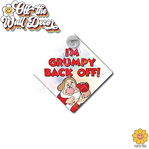 I'm Grumpy Back Off! | Die-cut Printed Vinyl Sticker | Character #GRUD1