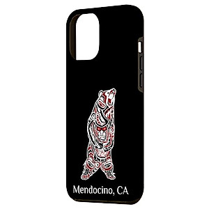 iPhone 13 Pro Max Mendocino CA Native American Brown Grizzly Bear Case