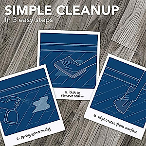 Simple Solution Hard Floor Pet Stain and Odor Remover | Dual Action Cleaner for Sealed Hardwood Floors | 32 Ounces
