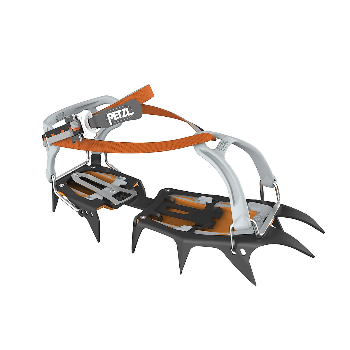 Petzl VASAK Flexlock Crampons - 12-Point Classic Crampons for Mountaineering, Ski Touring, and Glacier Travel