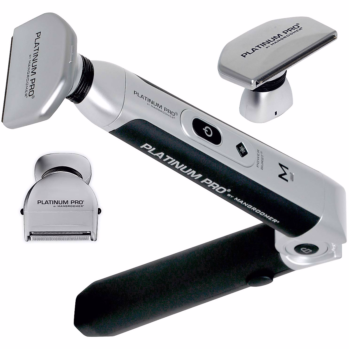 MANGROOMER - PLATINUM PRO New Back Hair Shaver Replacement Blade with New 50% Wider Blade Design!