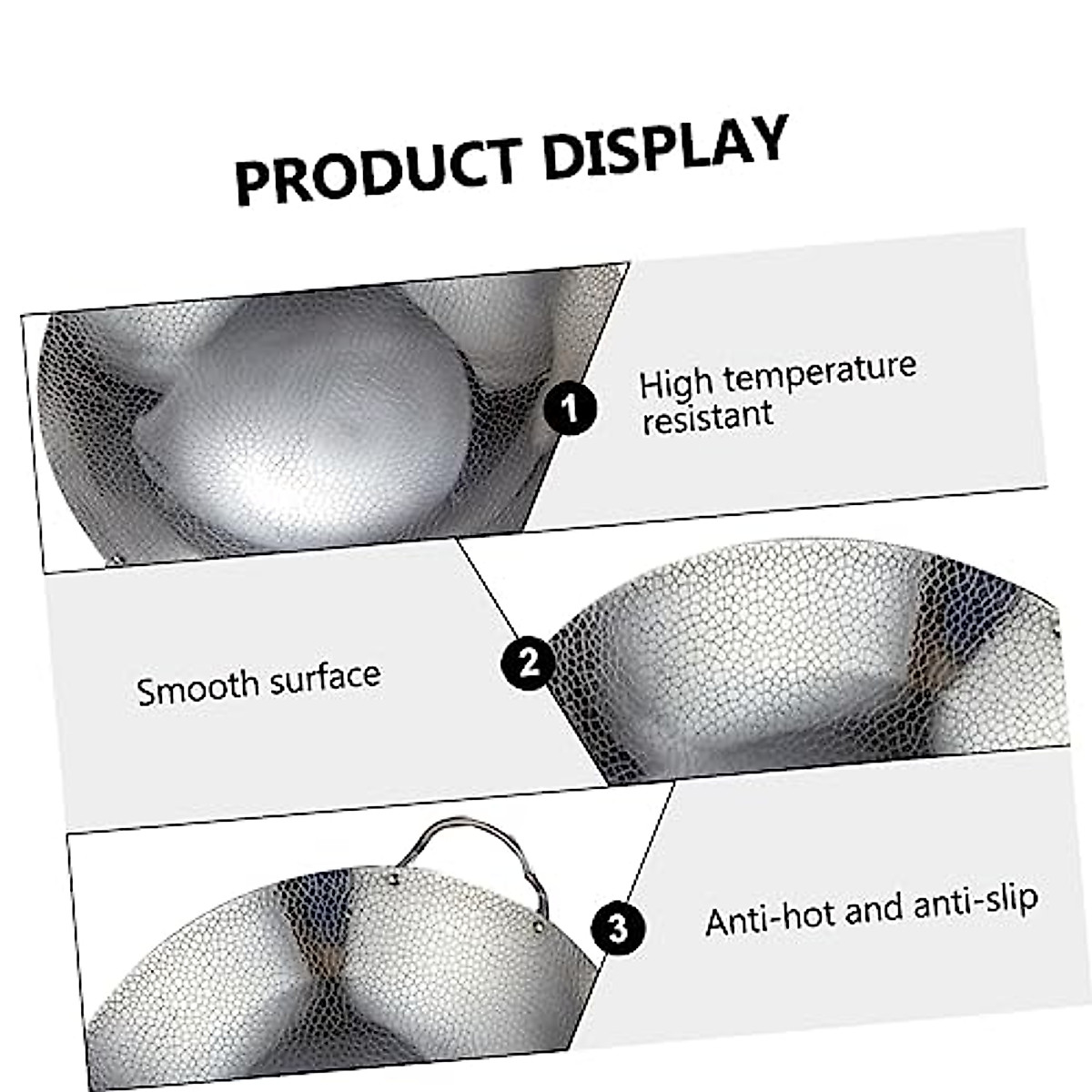 Angoily Stainless Steel Seafood Pot Stove Burner Pans Korean Ramen Pot Metal Cooking Utensils Kitchen Gadget Gas Range Shabu Pot Non- Stick Paella Pan Kitchen Cookware Double Ear Ramen Pot