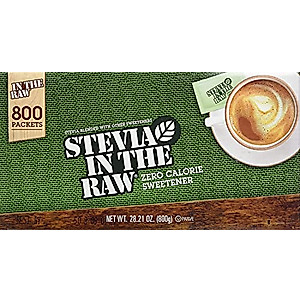 Stevia in the Raw Zero Calorie Sweetener Portion Packets, 800-count Original