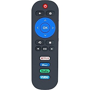 Universal for All TCL Roku TV Remote, Compatible with Onn Roku/Element Roku/Westinghouse Roku/Philips Roku Series Smart TVs