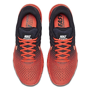 Nike Men's Air Max 2017 Running Shoes-Bright Crimson/Total Crimson-11
