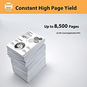 Compatible B2360dn Toner Cartridge (M11XH 331-9805) Replacement for Dell B2360dn Toner Cartridge B3460dn B2360d B3465dn B3465dnf(8,500 Pages, 1 Pack) (BK)