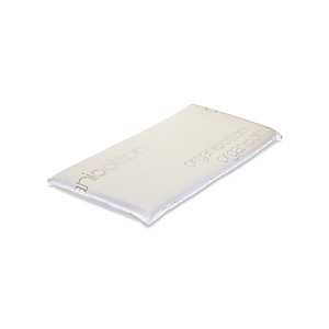 LA Baby Rectangular Cradle Mattress Pad, 2" with 100% Organic Cotton Top Layer on Waterproof Cover - Made in USA