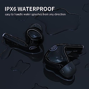 CLAOX Flash Wireless Earbuds, Active Noise Cancelling, Bluetooth Earbuds with Microphone, RGB Light Charging Case, IPX6 Waterproof, USB-C Fast Charge, 80Hrs Battery Life, for Gaming Sport & Work