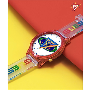 Guess x J Balvin Red Logo Watch