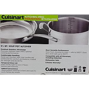 Cuisinart Soup Pot, 5 3/4 Quart, Stainless Steel, 731665-22