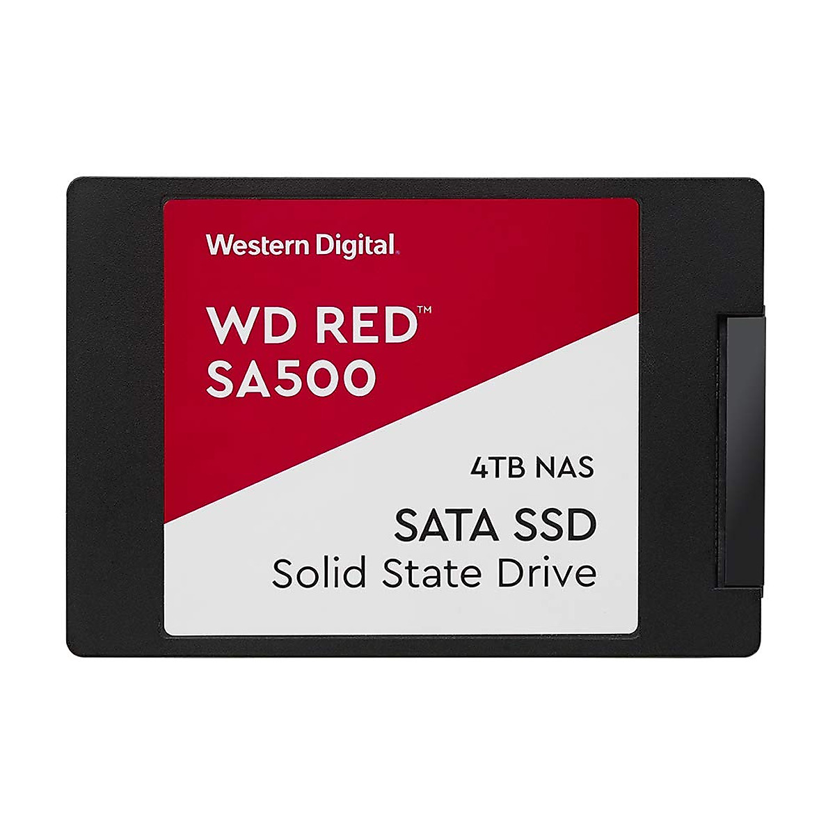 Western Digital 4TB WD Red SA500 NAS 3D NAND Internal SSD - SATA III 6 Gb/s, 2.5"/7mm, Up to 560 MB/s - WDS400T1R0A, Solid State Hard Drive