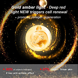 Led Face Mask Light Therapy, Red Light Treatment for Face, Light Therapy Mask, 7 Led Light Therapy Facial Skin Care Masks, Reduce Acne wrinkles, PDT - LLLT - Facial Steam Therapy Japanese Technology