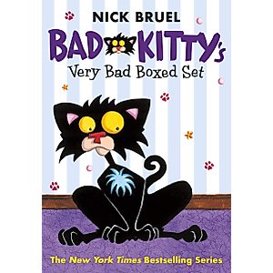 Bad Kitty's Very Bad Boxed Set (#1): Bad Kitty Gets a Bath, Happy Birthday, Bad Kitty, Bad Kitty vs the Babysitter - with Free Poster! (Bad Kitty, 1)