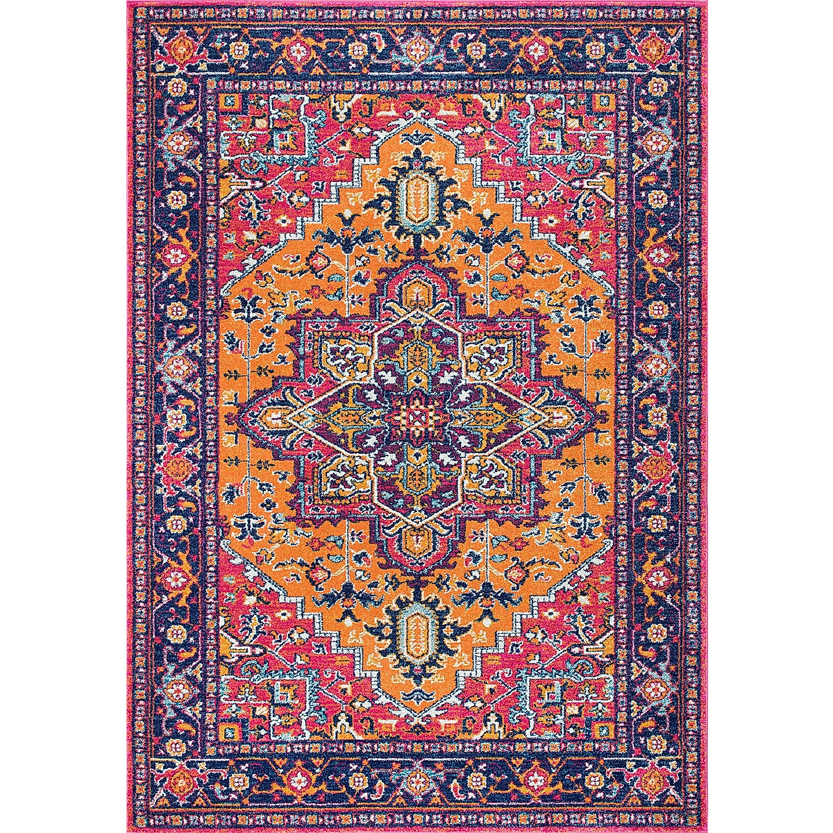 nuLOOM Persian Vonda Accent Rug, 2' x 3', Orange