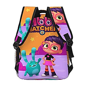 Zqiyhre Abby Backpack Print Cartoon Small Laptop Backpack Casual Travel Backpack for Students