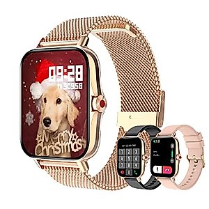 Colesma Smart Watches for Women Fitness Tracker with Heart Rate,Sleep Monitor Smart Watch with Text and Call Full Touch Screen SmartWatch for Android and iOS Phones Compatible Smartwatches Waterproof