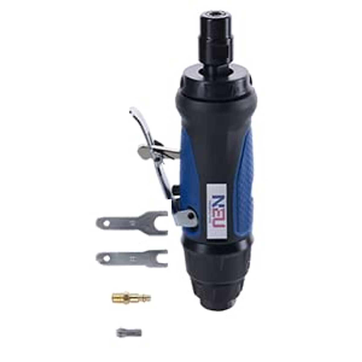 Air Die Grinder,NEU PNEUPACTURE Die Grinder Set, Air Straight Grinder Kit,with 1/4 and 1/8 inch Collets,Apply to Grinding, Polishing