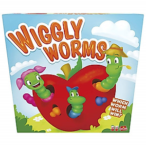 Goliath Games 919207.006 Wiggly Worms Kids Games | for Ages 4+ | for 2-4 Players, Multi