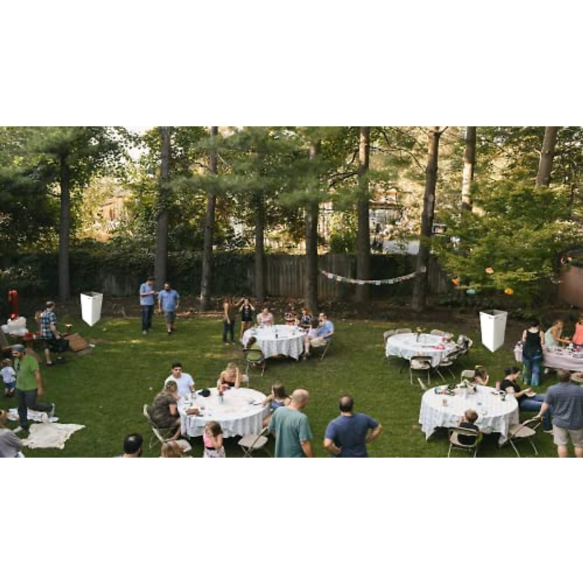 One Earth Disposable and Reusable Corrugated Cardboard Trash Cans- Bundle of 10 Self Locking Trash Boxes (White) + 20 Trash Bags: 40 Gallons