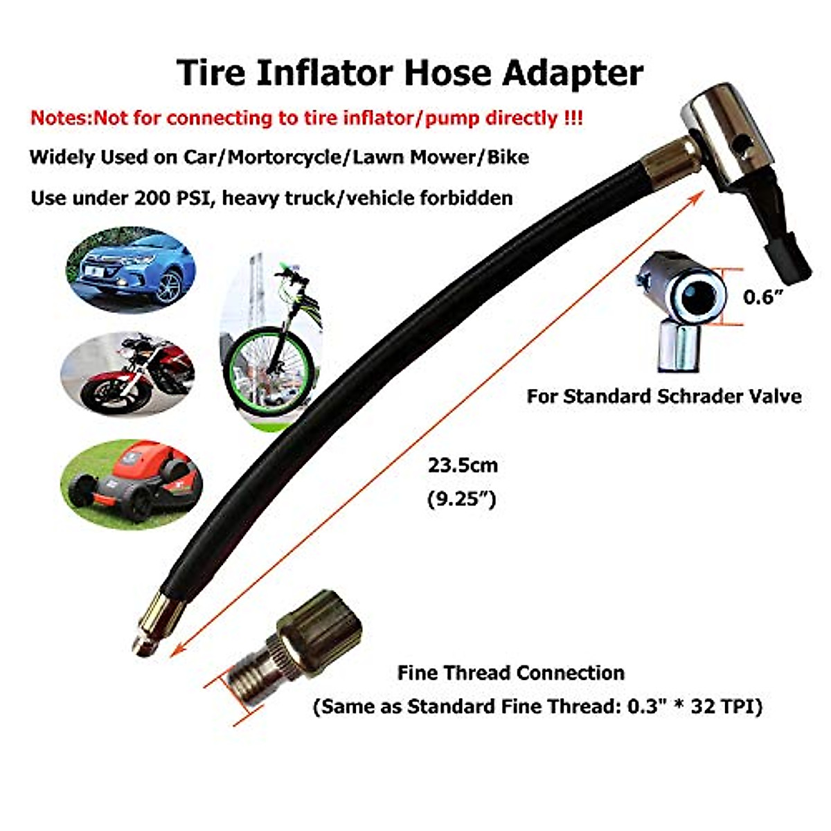 Dr.Roc Tire Spoons Lever Motorcycle Dirt Bike Lawn Mower Tire Changing Tools with Bag 3x14.5 inchTire Irons and 1x Tire Valve Stems with Remover Tool (Black) (Chrome)