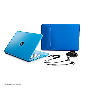 HP Stream 14-inch Laptop, Intel Celeron N3060 Processor, 4 GB SDRAM Memory, 32 GB eMMC storage, Windows 10 Home in S Mode with Office 365 Personal for one year (14-cb010nr, Aqua Blue)
