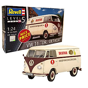 Revell 07677 VW T1 Dr. Oetker 1:24 Scale Unbuilt/Unpainted Plastic Model Kit