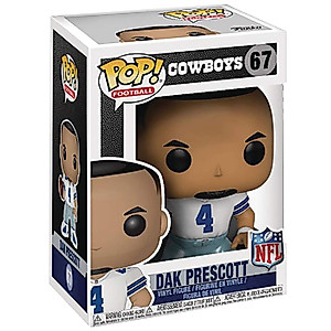 Dak Prescott (Dallas Cowboys) NFL Funko Pop! Series 4 w/Ecotek Protective Case