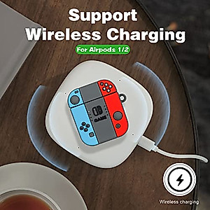 Gkv Case for Airpods 2/1 for Airpod Cover Fashion Design Unique 3D Cool Cartoon Funny Fun Kawaii Cute Character Designer Air Pods 2nd/1st Silicone Shell Cases for Girls Teen Boys Kids Men