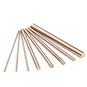 W80Cu20,Alloy Round bar, Tungsten Copper Alloy Welding Electrode Copper Rod Copper Tungsten Rod (12x200mm, 1)