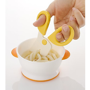 1 X Japan Richell Baby Food Sicssors Tool with Case