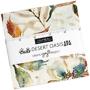 Desert Oasis Charm Pack by Create Joy Project; 42-5" Precut Fabric Quilt Squares