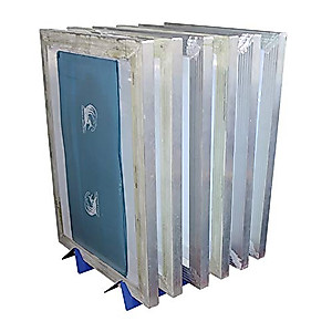 TECHTONGDA 6 Slot Screen Printing Frame Rack Shelf Storage Holder Desktop Adjustable Silk Screen frame Rack Screen Drying