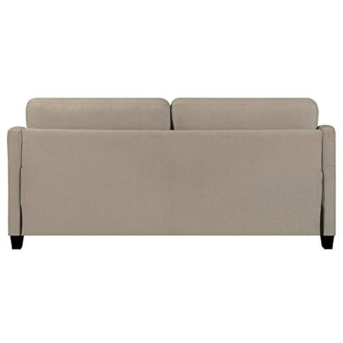 Serta Carmina Contemporary Upholstered 75" Living Room Sofa, Modern Couch for Two or Three, High Plush Seat Cushions and Back Pillows, Easy Assembly, Springfield Linen