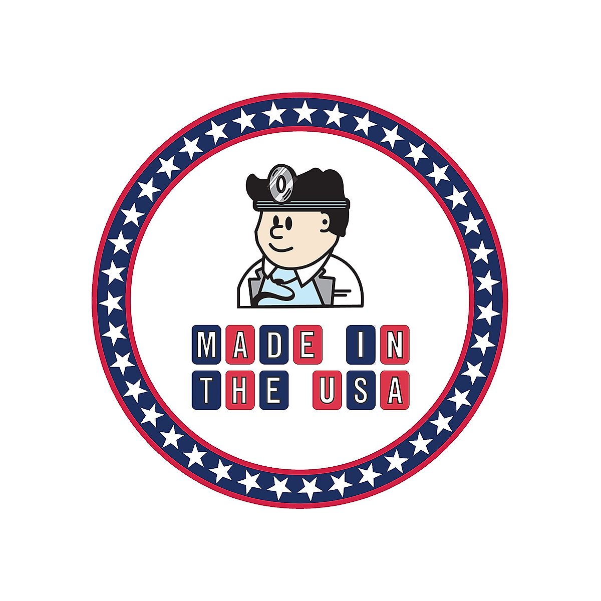 2024 Year Labels, Doctor Stuff 2024 Chart Stickers, Blue/Black Color Coded, Barkley FYCPM Style, USA Made Year Stickers for End Tab File Folders, 500/Roll, 1 Roll, 3/4" x 1-1/2"