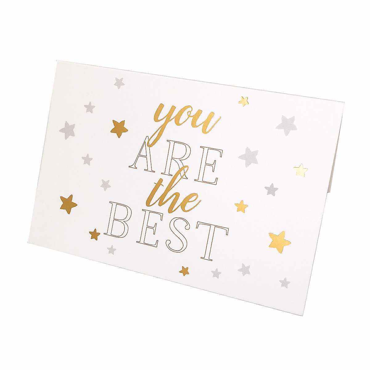 Gooji 4x6 Gold Foil Baby Starry Night Thank You Cards (Bulk 36-Pack) Matching Peel-and-Seal White Envelopes | Assorted Set, Watercolor Graphics | Baby Shower, Birthday Party, Blank Notes