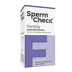Spermcheck Fertility Home Test Kit for Men- Shows Normal or Low Sperm Count- Easy to Read Results-Convenient, Accurate, Private