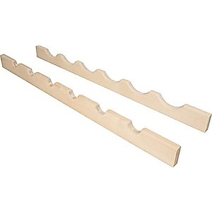 Hardware Resources BR30 Wine Bottle Rack, Maple