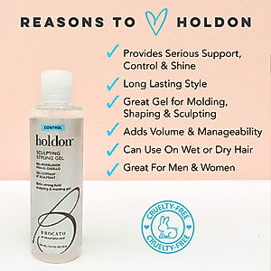 Brocato Holdon Sculpting Styling Gel, 8.5 fl oz