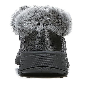 BZees Womens Golden Go Ankle Boot Dark Grey Microfiber 9 M