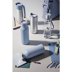 Eva Solo | To Go Cup 12oz | Double walled thermo cup with vacuum | Danish Design, Functionality & Quality | Blue sky