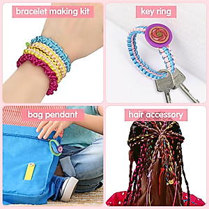 Friendship Bracelet Making Kit, Gift for 7 8 9 10 11 12 Year Old Girls, Crafts for Kids Ages 8-12, Friendship Bracelets Kits for Girl Toys Age 7-8 Years Old, Birthday Presents Ideal for Teen Girls