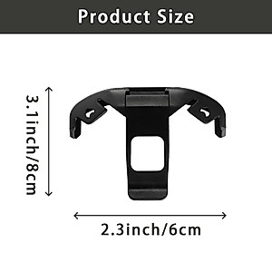 Plastic Carrying Clip for Zebra TC51 TC52 TC56 57 SG-TC51-CLIPHC1-01 (Black) Barcode Scanner case,Scanner Accessories,Handheld Barcode Touch Mobile Computer Accessories (Black)