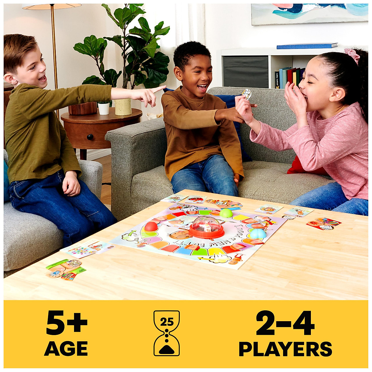 Spin Master Games I Need a New Butt! The Game, Based on The Book with Butt Popper and Butt Cheek Tiles Fun Game for Family Game Night, for Kids Ages 5 and up