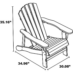 Leigh Country Turquoise Adirondack Chair