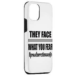 iPhone 13 Pro Proud Corrections Wife Silver Line Correctional Officer Wife Case