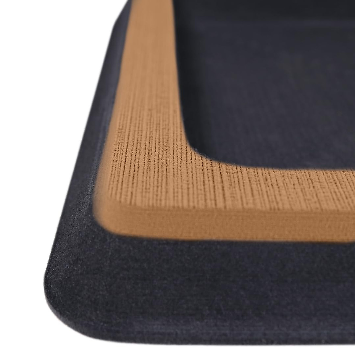 Next Level Inc | 20mm Foam Cell Phone Holder for Boats | SeaDek | Cell Phone Boat Dash Accessory | Perfect for Fishing Boat Center Consoles | Adhesive Backing Boat Accessories | Mocha/Black