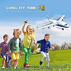 4DRC RC Plane,G2 Remote Control Jet Airplane for Beginners Adult, Ready to Fly Airplane with One Key Aerobatic,LED Light,4-Axis Fighter Jet,2.4Ghz Plane for Kids Boys Girls Beginner,2 Battery